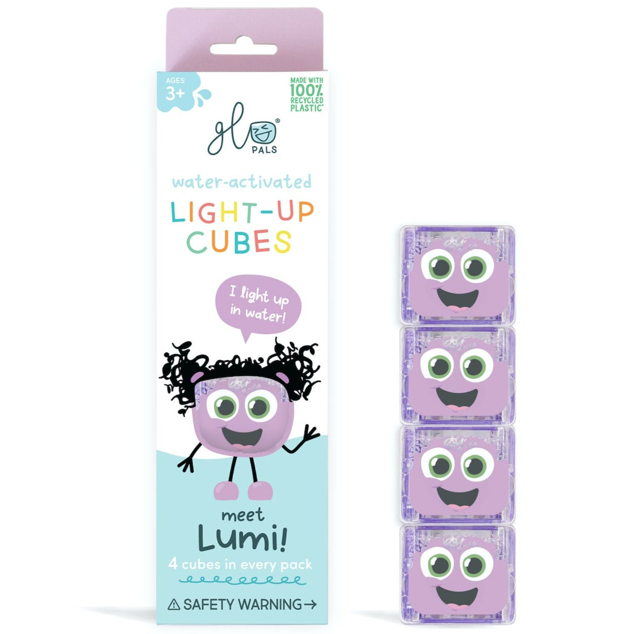 Glo Pals light up cubes Lumi 4 stks 3jr+ – PSiloveyou