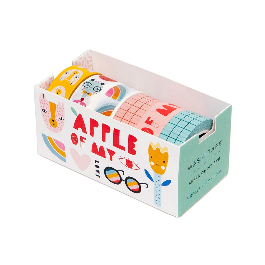 Petit Monkey masking tape Apple of my eye – PSiloveyou